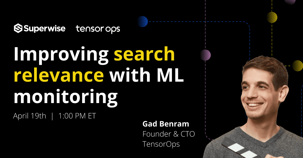Improving search relevance with ML monitoring
